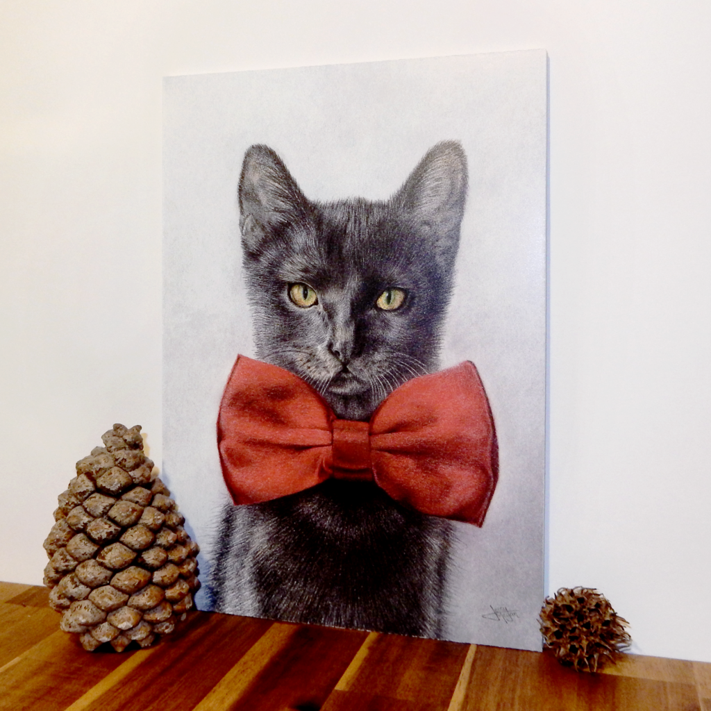 Jiji - Tableau A4/A3, illustration réaliste par Jessy Megan